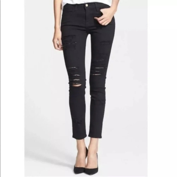 Frame Denim | Jeans | Frame Denim Le Skinny De Jeanne In Film Noir 23 ...